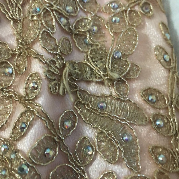 Amy Lee | Dresses | Amy Lee Light Pink Strapless Sheath Prom Dress ...